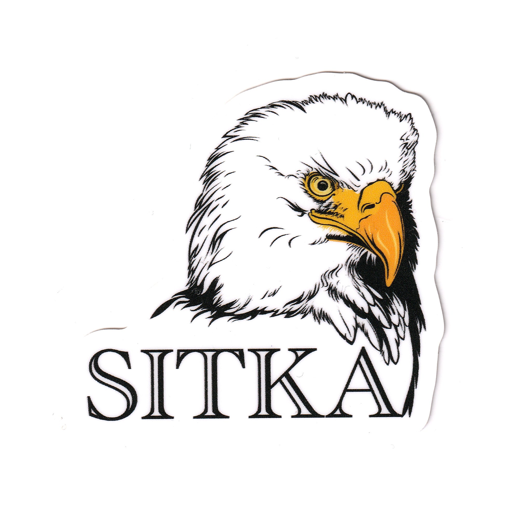 Sitka Bald Eagle Sticker | alaskandesigned