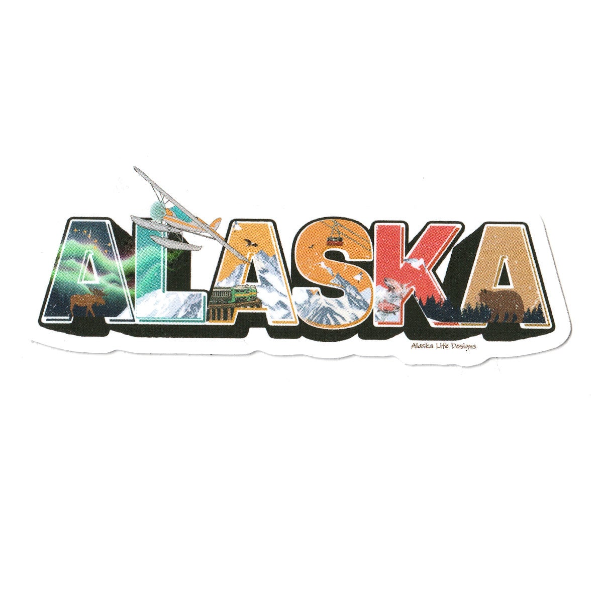 Alaska Sticker | Alaskan Designed