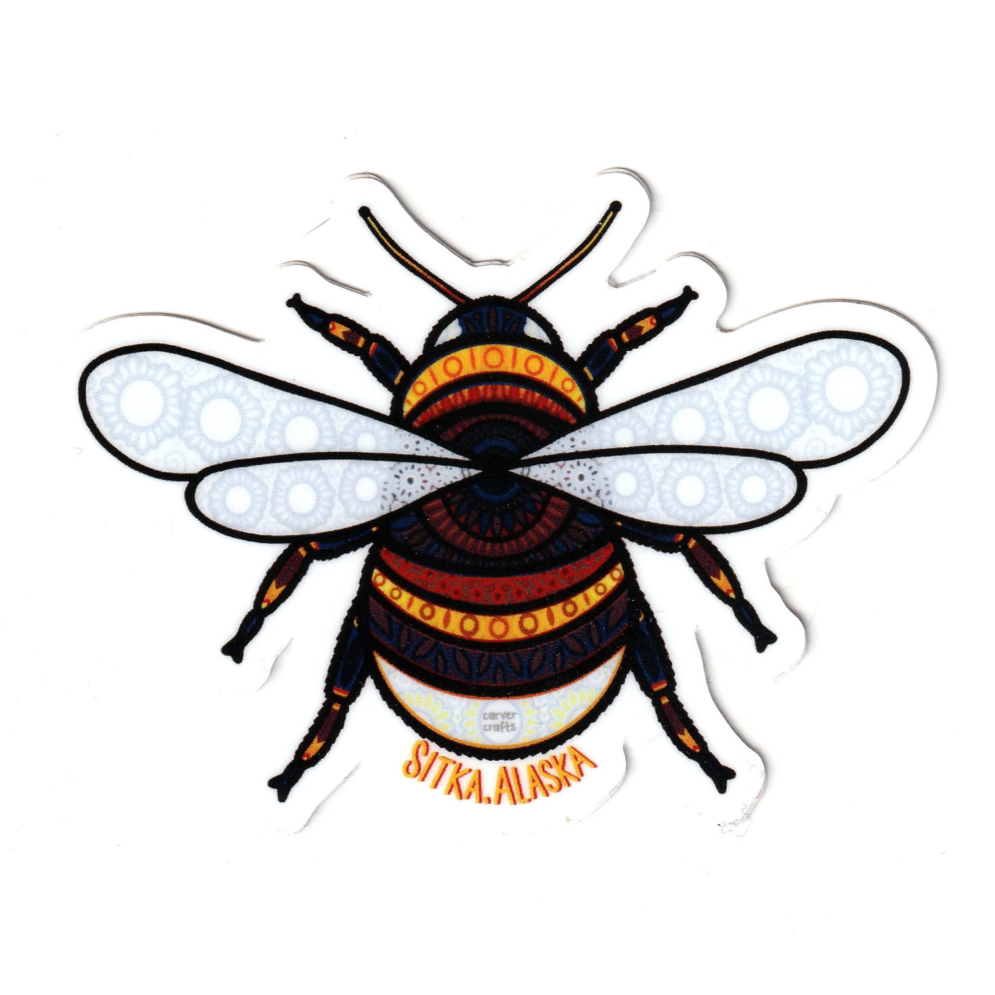 Sitka Bumblebee Sticker | alaskandesigned