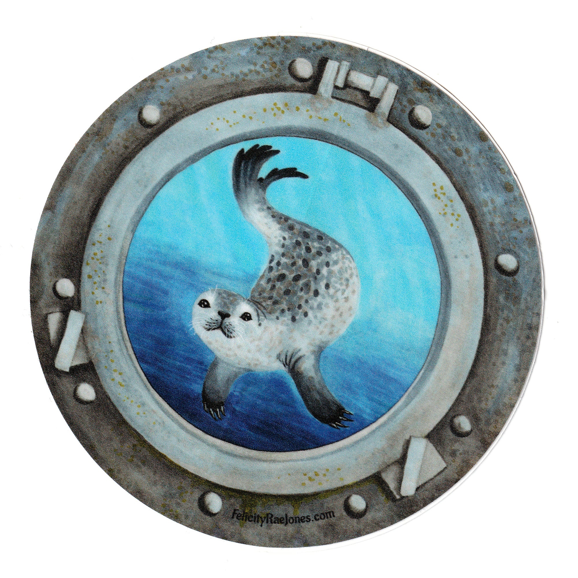 Porthole Seal Sticker | Alaskan Designed