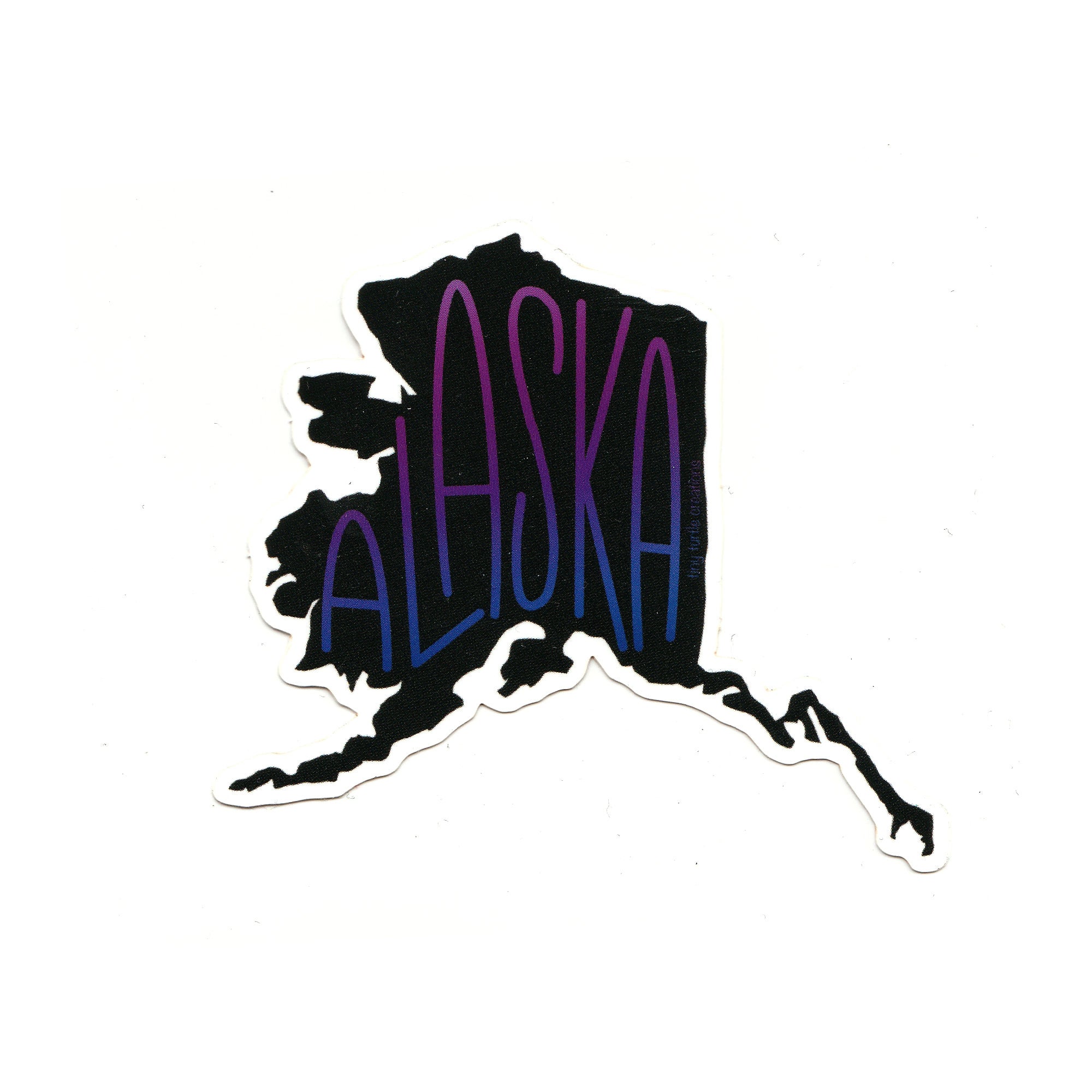Alaska Ombre Sticker | Alaskan Designed