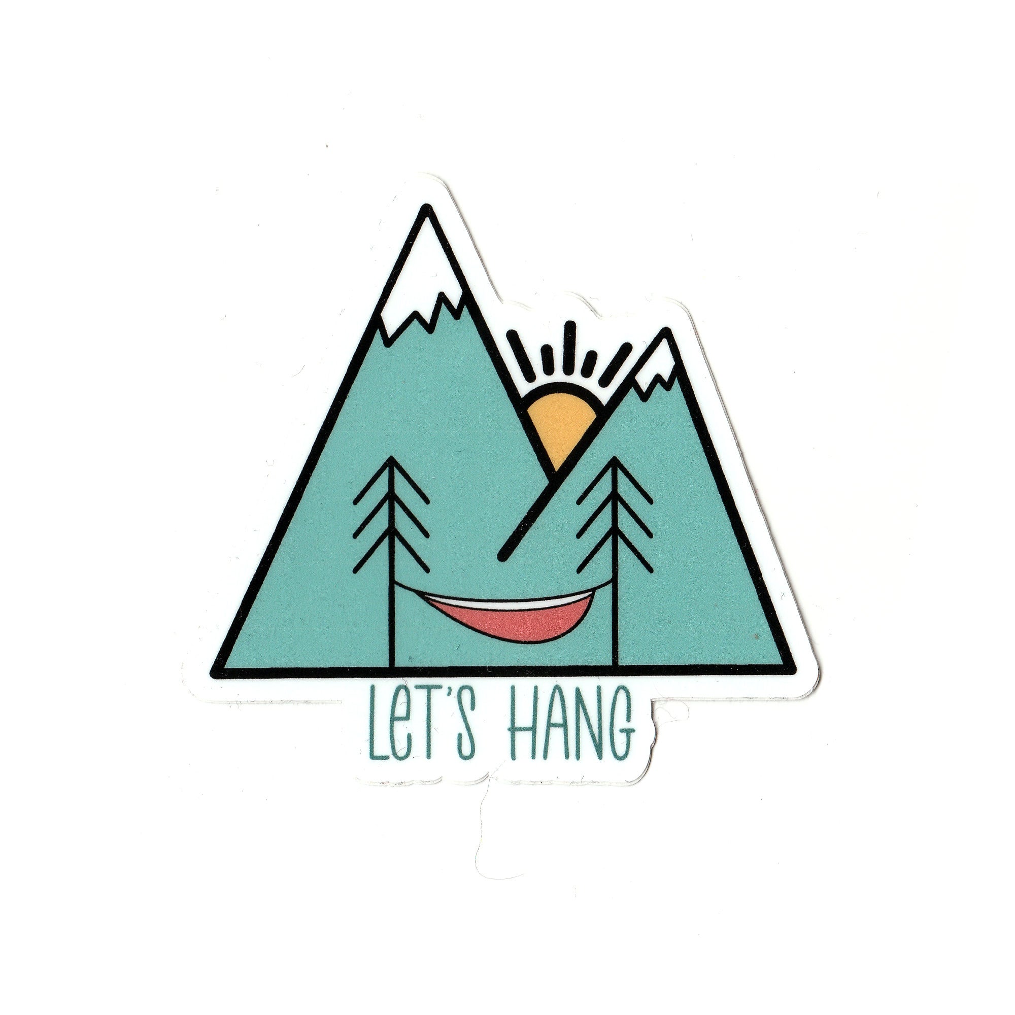 Lets Hang Sticker | Alaskan Designed