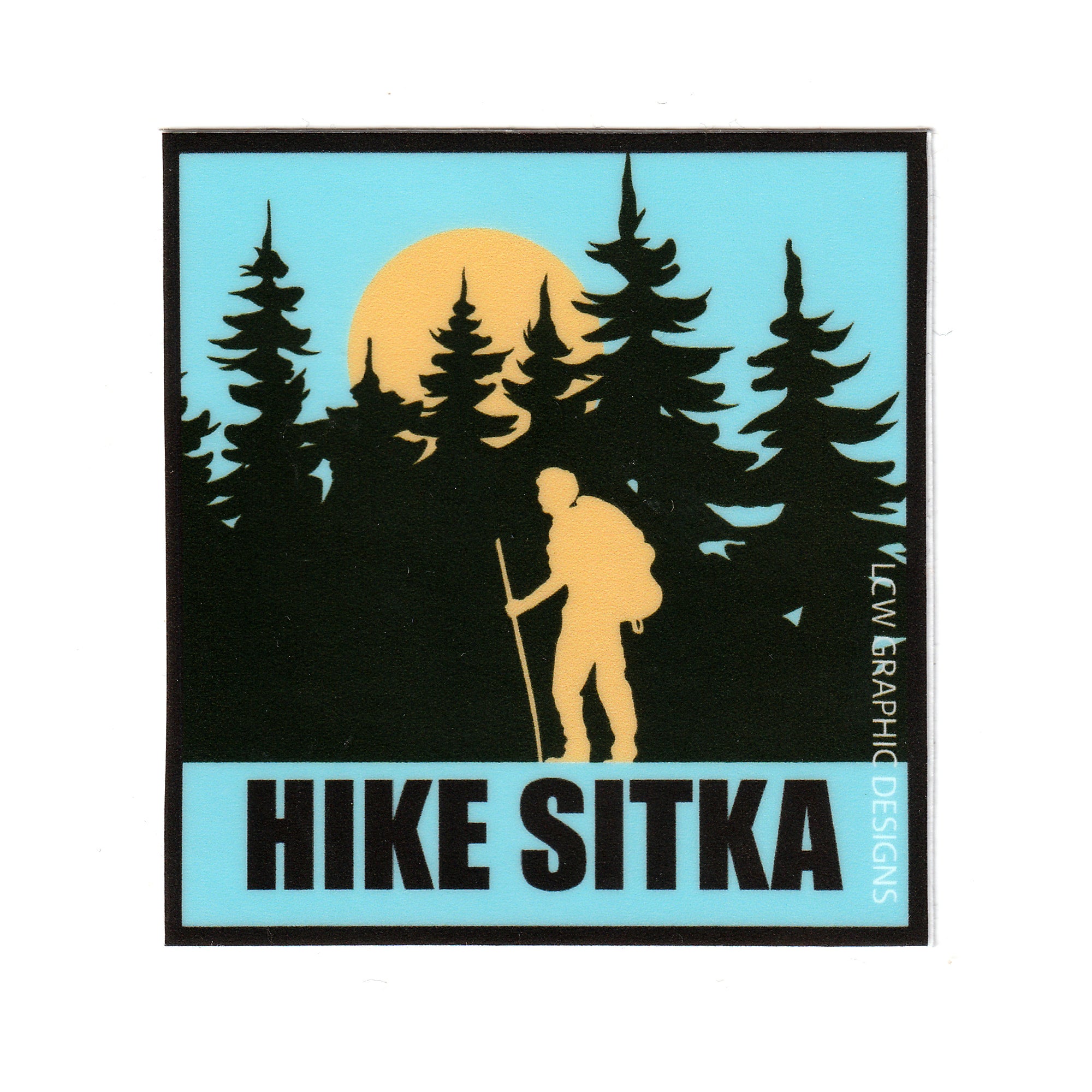Hike Sitka Sticker | Alaskan Designed